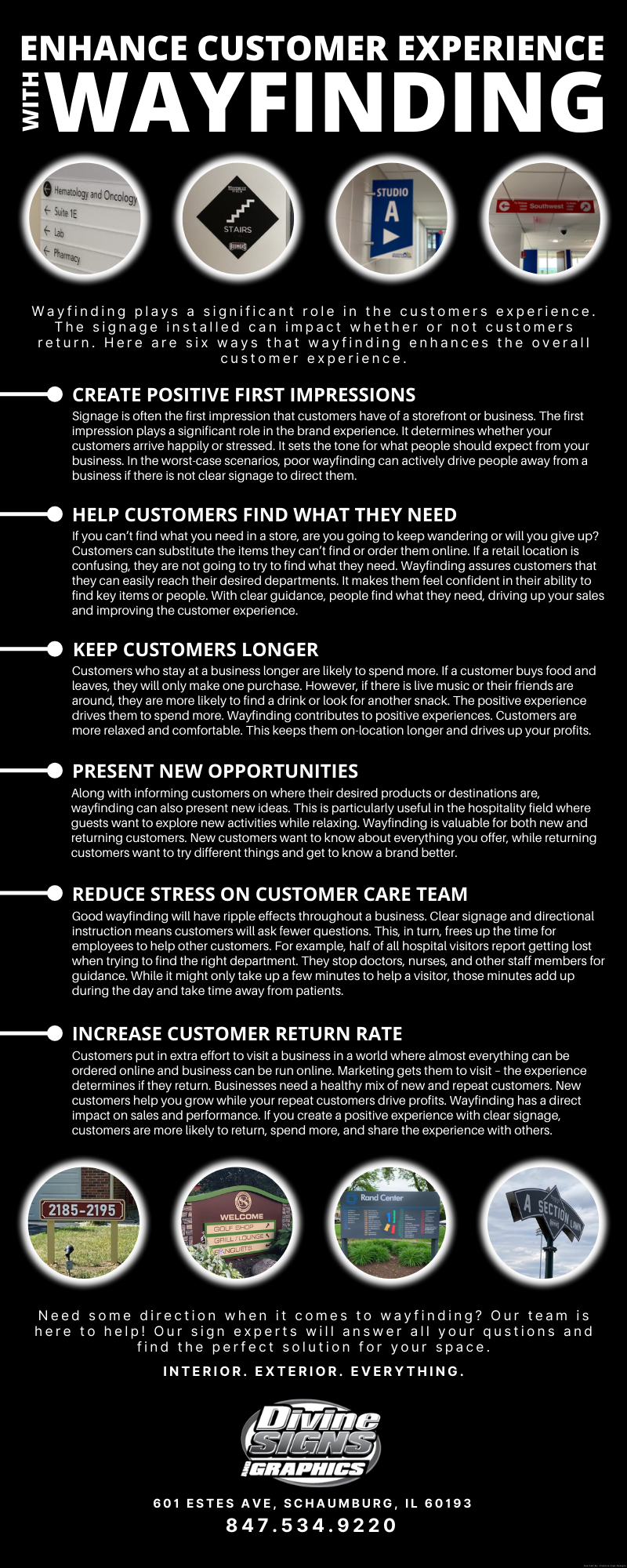 ENHANCE CUSTOMER EXPERIENCE WITH WAYFINDING SIGNS